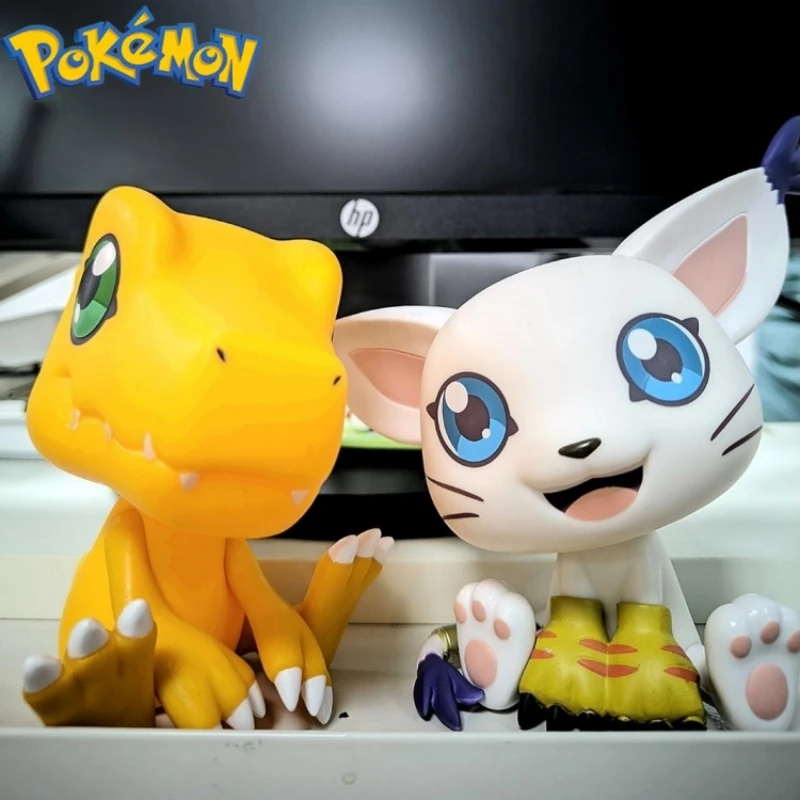 Digimon Gabumon Anime Figure Toys Children Agumon Tailmon Figure ...