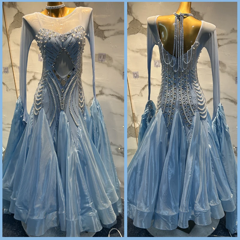 allroom/American Smooth Competition Dance Dress. Size S 4-6 US ...