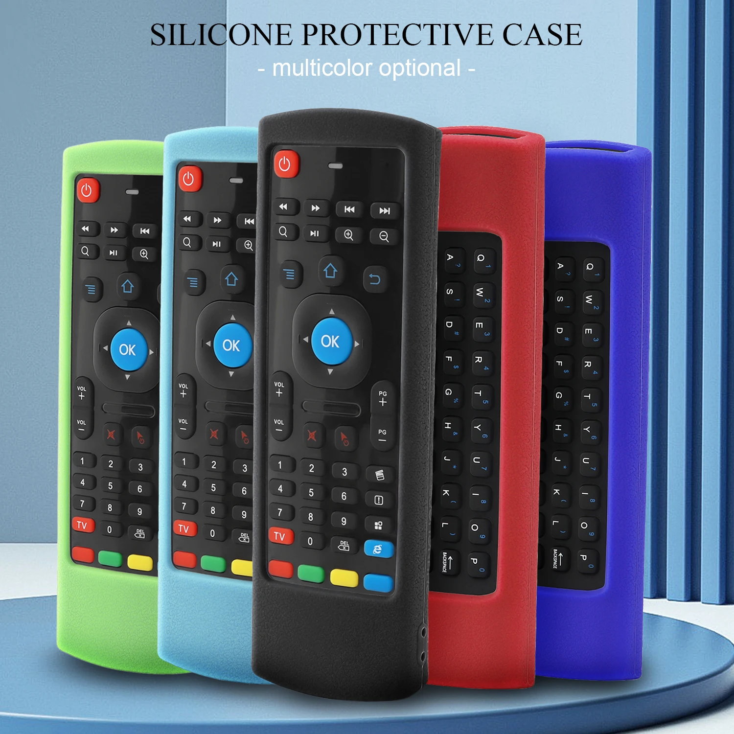 Silicone Protective Case Mx3 Voice Air Mouse 2.4g Double-sided Remote ...