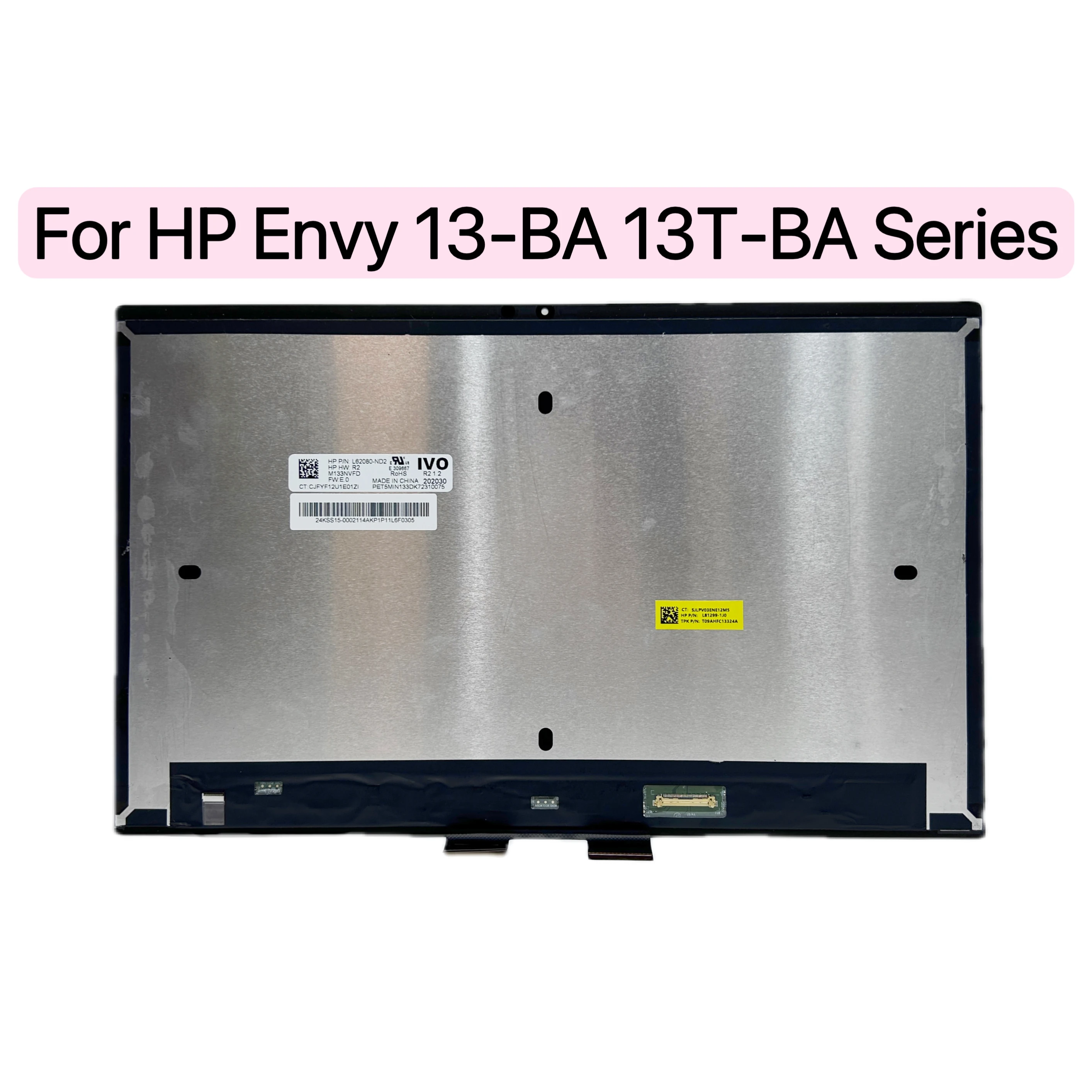 LCD Screen Touch Assembly for HP ENVY X360 13-BA 13T-BA 13-BA0001UR 13-ba0059TU 13-BA0045CL 13 ...