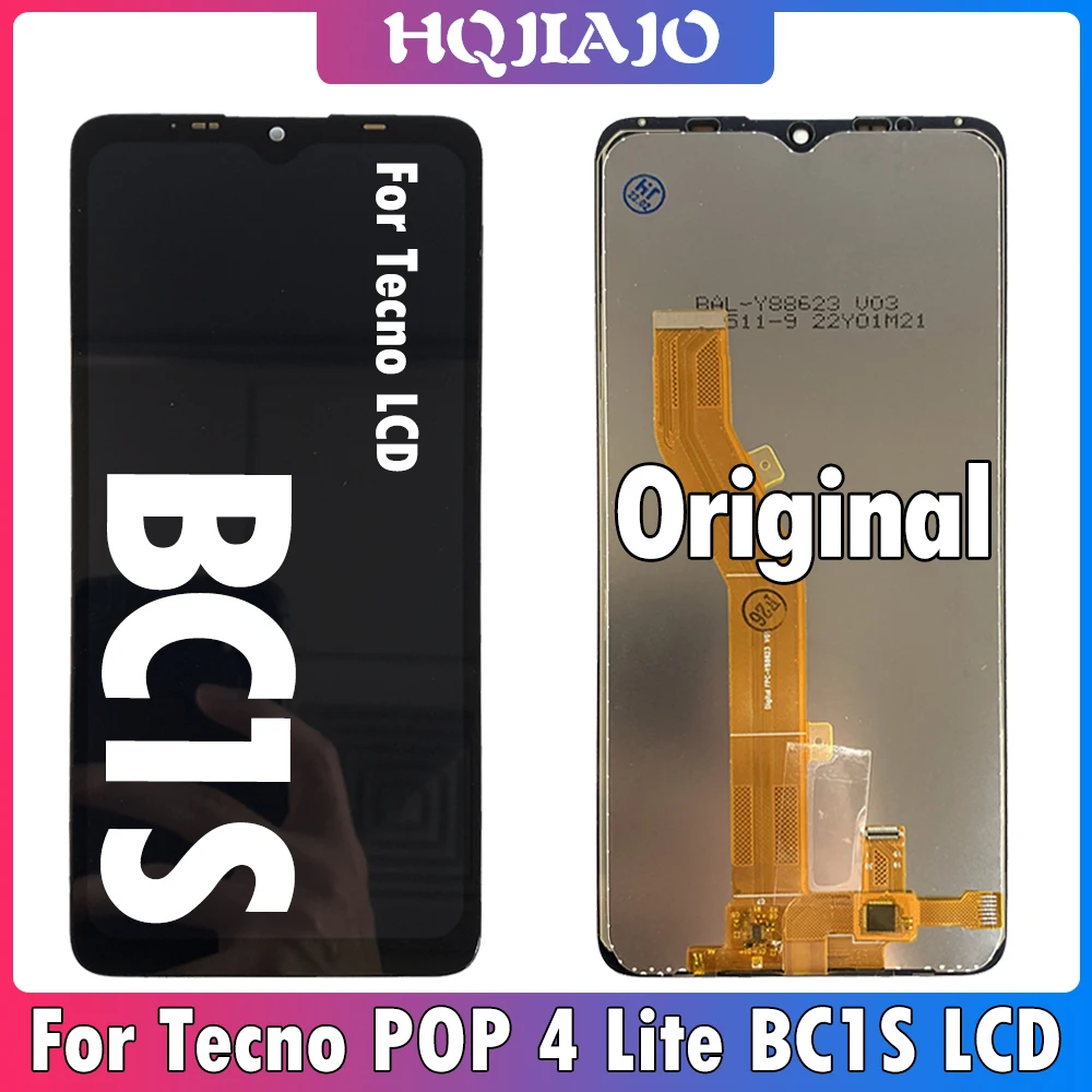 6-0inch-Original-For-Tecno-POP-4-Lite-LCD-Display-Screen-Touch-Panel ...