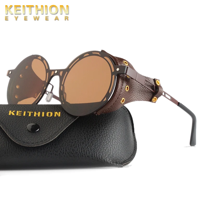 KEITHION-Men-Steampunk-Goggles-Metal-Sunglasses-Women-Retro-Shades ...