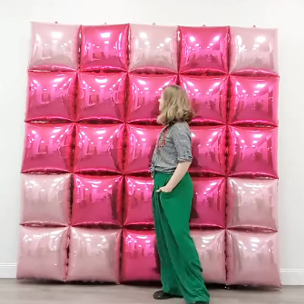 25Pcs-Square-Foil-Balloons-Dould-Sided-Metallic-Gold-Flat-Square ...