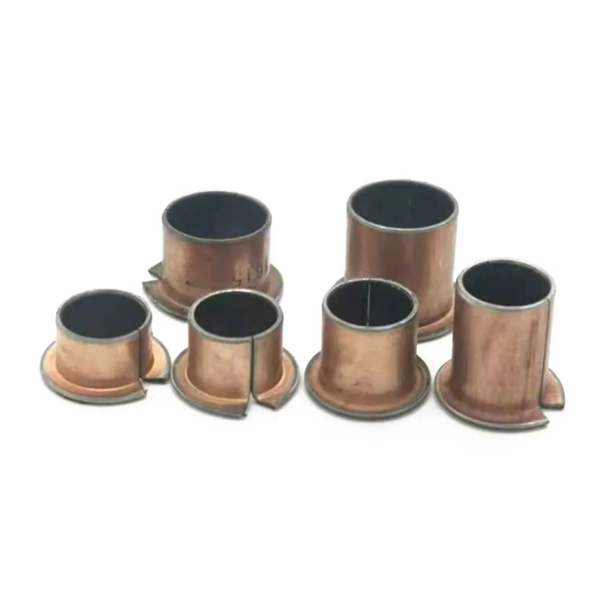 SF-1F-Type-Flanged-Oil-Free-Self-Lubricating-Composite-Copper-Sleeve ...