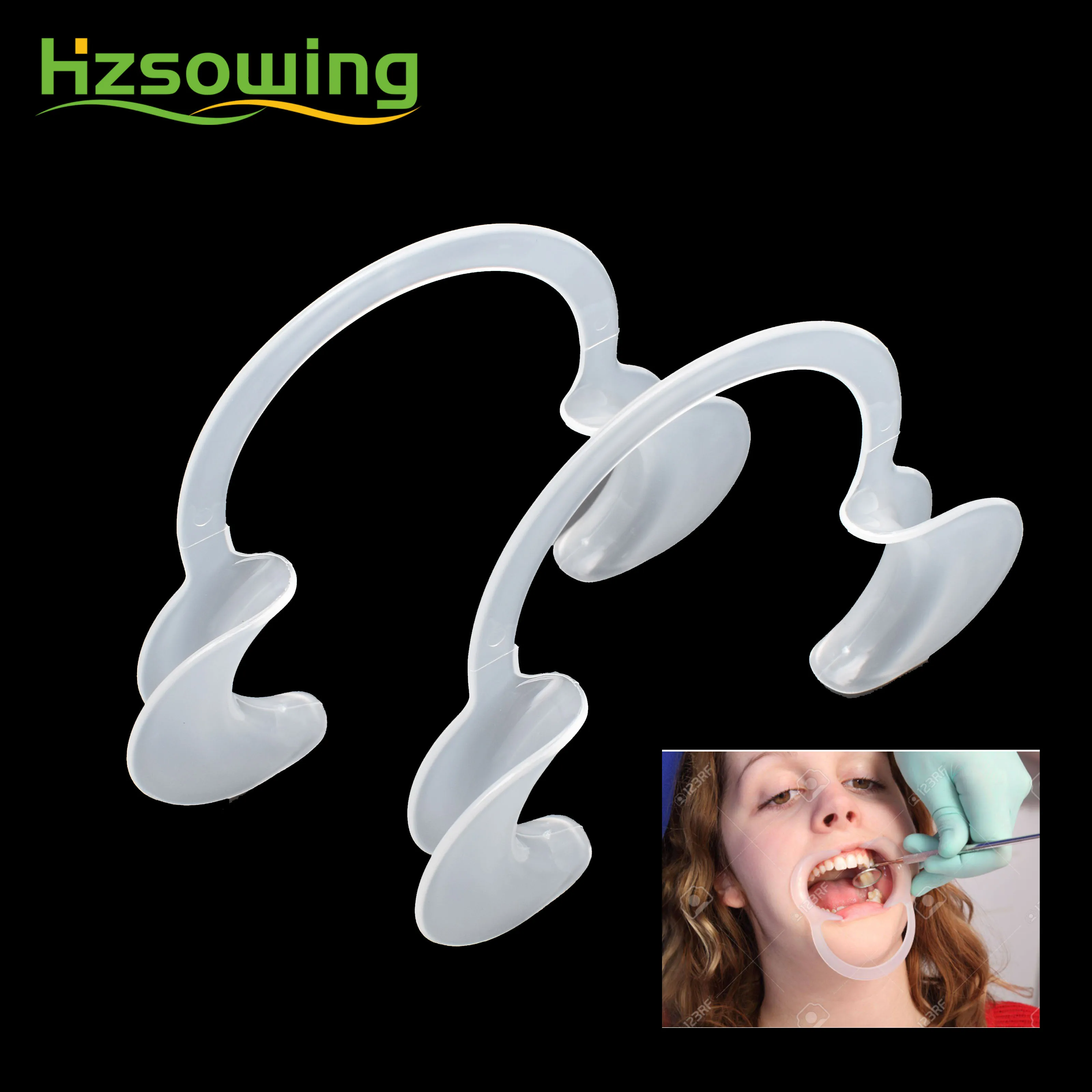 Dental-Mouth-Opener-C-Shape-Mouth-Gag-Dental-Orthodontic-Tool-Intraoral ...