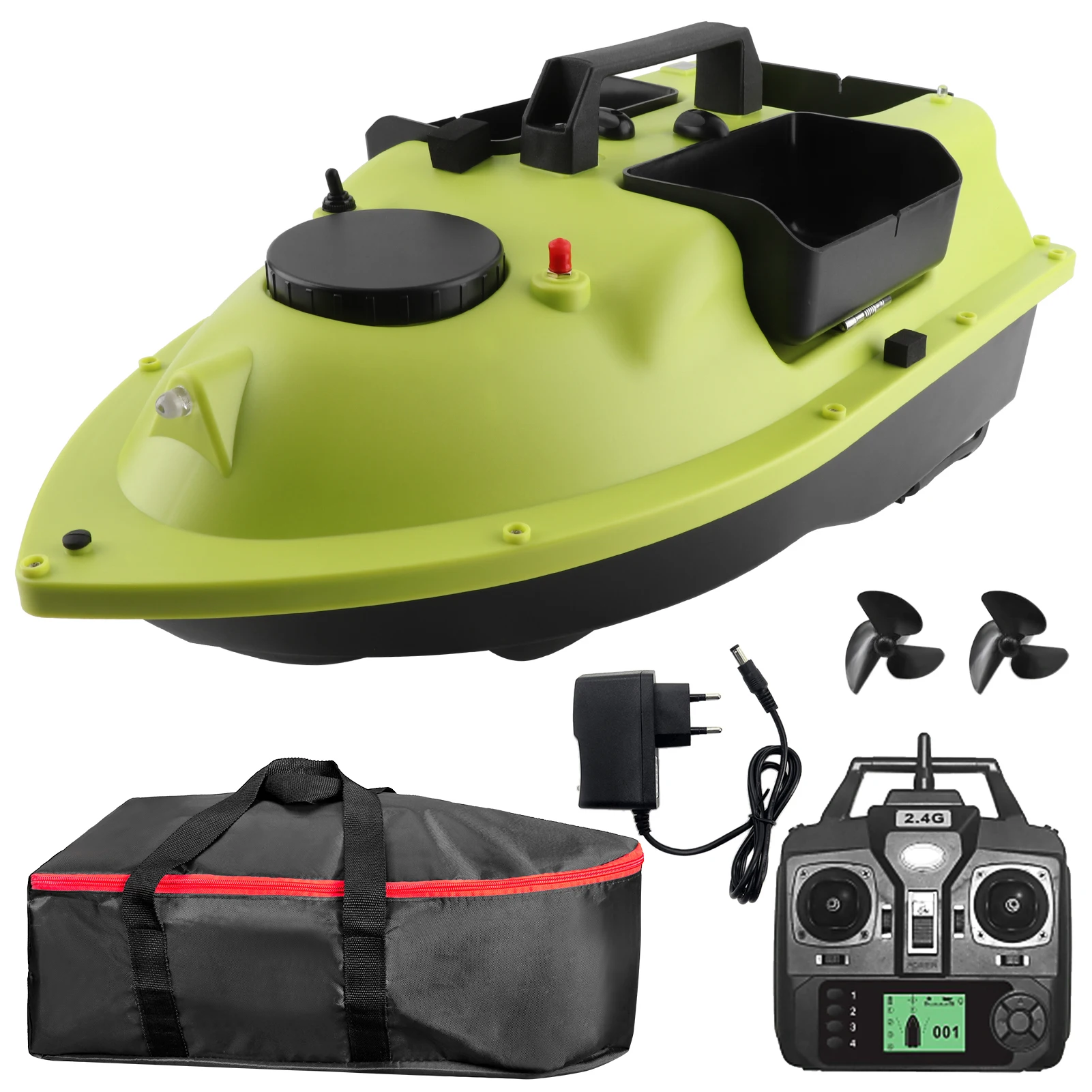 Wireless GPS Fishing Bait Boat with 3 Bait Containers Remote Control ...
