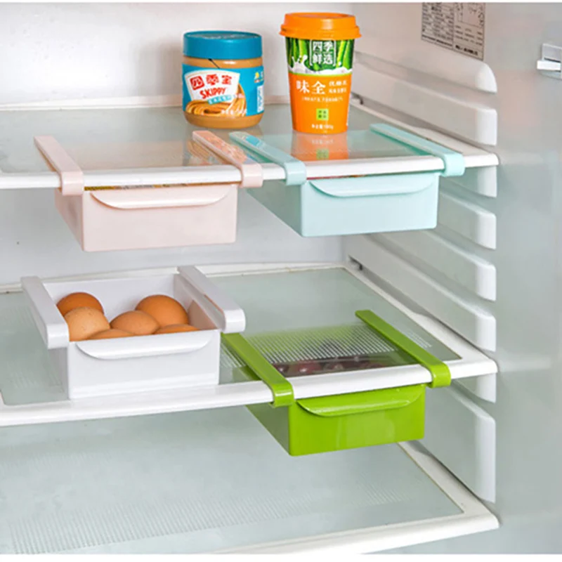 Telescopic-Kitchen-Refrigerator-Organizer-Fridge-Freezer-Storage-Rack ...