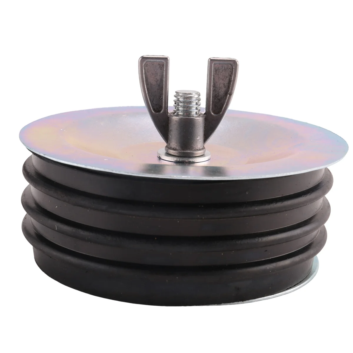 A88M 4In Steel Mechanical Test Plug,Sturdy Sewer Cleanout Cap with ...