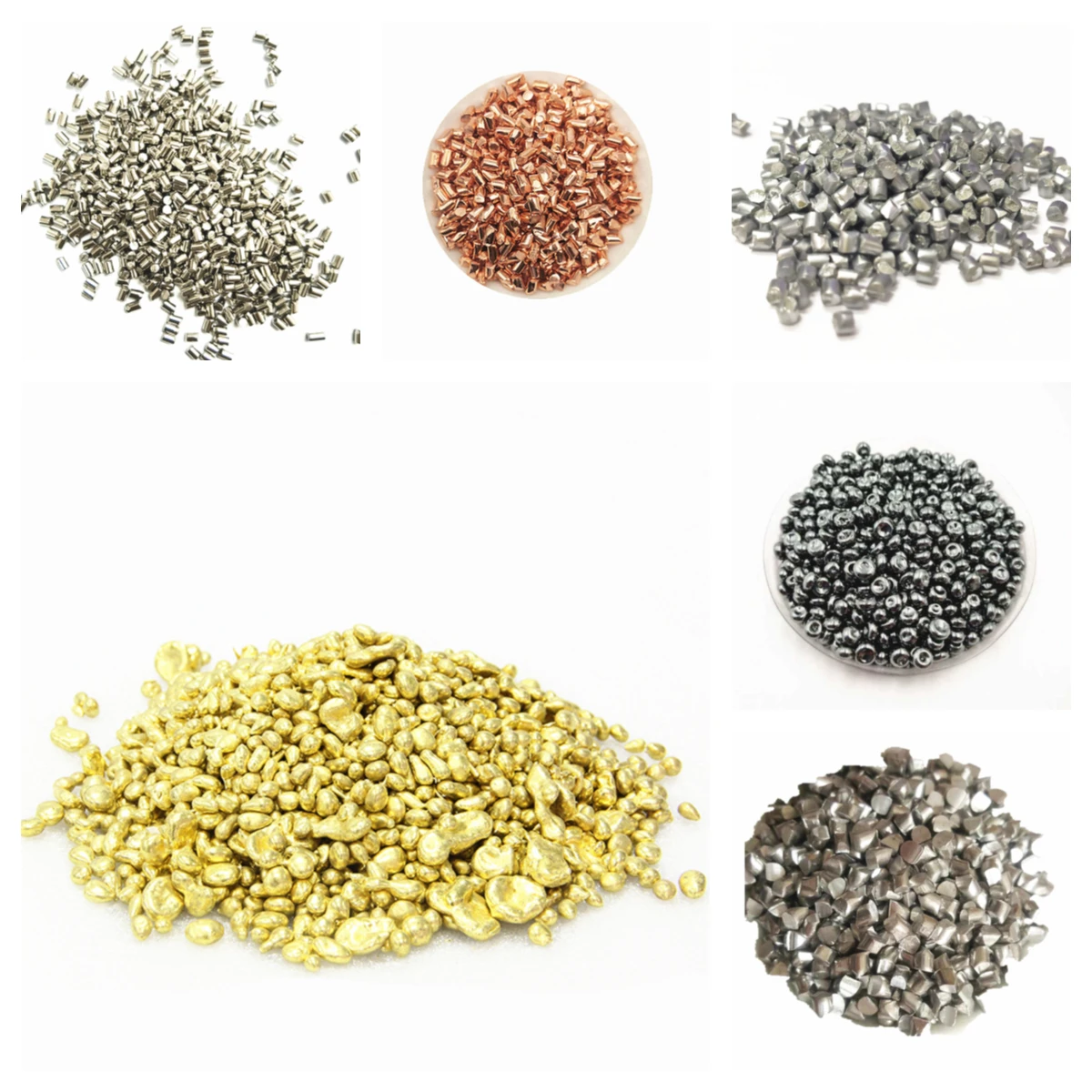 Metal-Pellets-Aluminum-Copper-Brass-Zinc-Titanium-White-Copper-iron-TiN ...