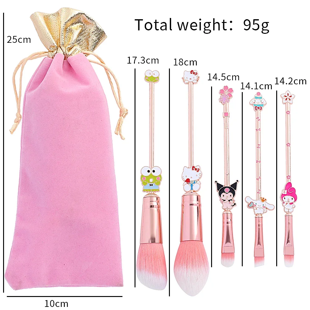 Hello-Kitty-Makeup-Brushes-Sanrio-Kits-Kawaii-Foundation-Blending-Blush ...