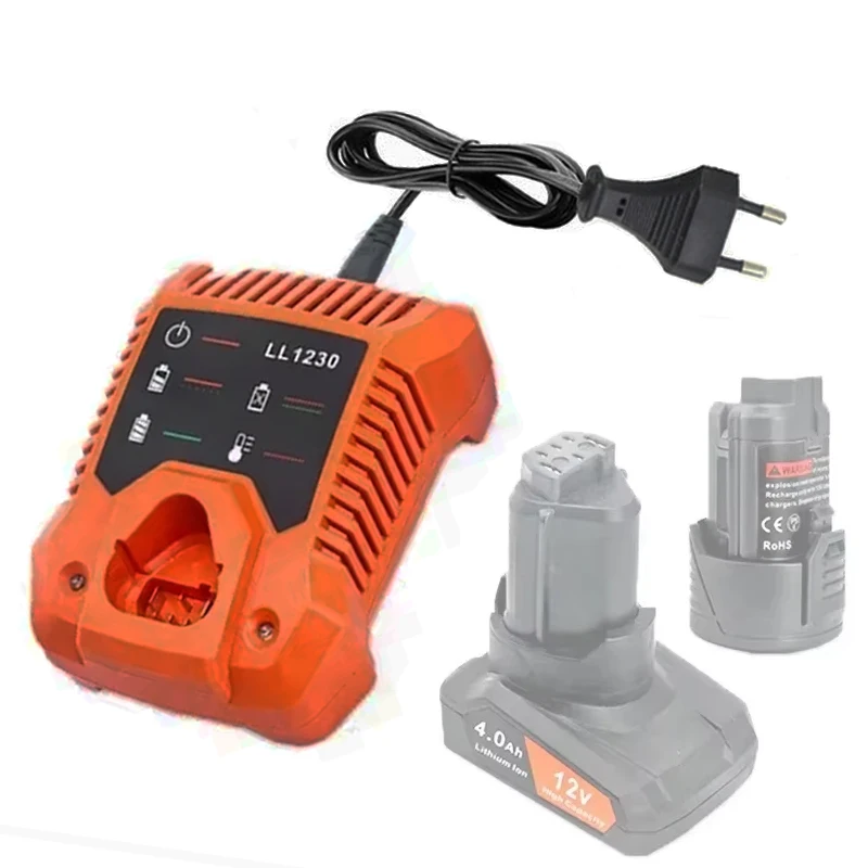 For AEG Electric Tools Li-ion Battery Charger For RidGid 12V 2.0Ah 6 ...