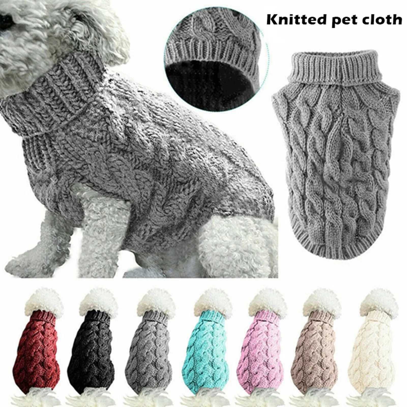 Winter Pets Sweater Comfortable And Warm Suitable For Dogs And Cat ...