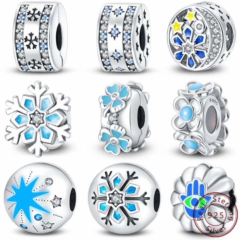 Dance-of-Snowflakes-100-Silver-925-Charms-Fit-Pandora-Original ...