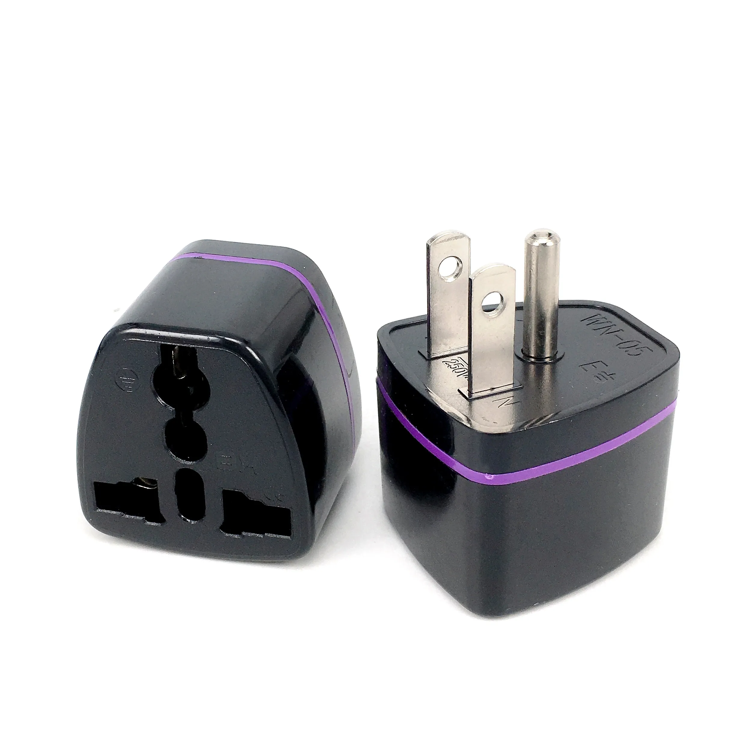 New Universal Power Adapter Travel Adaptor 3 Pin Us Converter Au Uk Eu ...