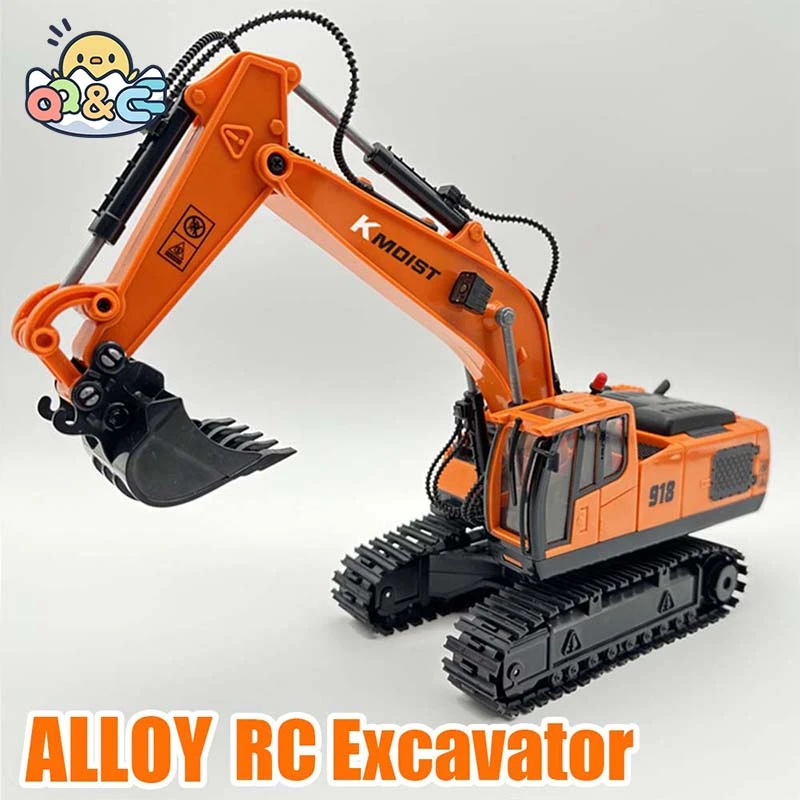 KMOIST RC 굴삭기 덤퍼 자동차 2.4G 원격 제어 엔지니어링 차량 크롤러 트럭 불도저, 남자 아이 장난감 선물| | - AliExpress