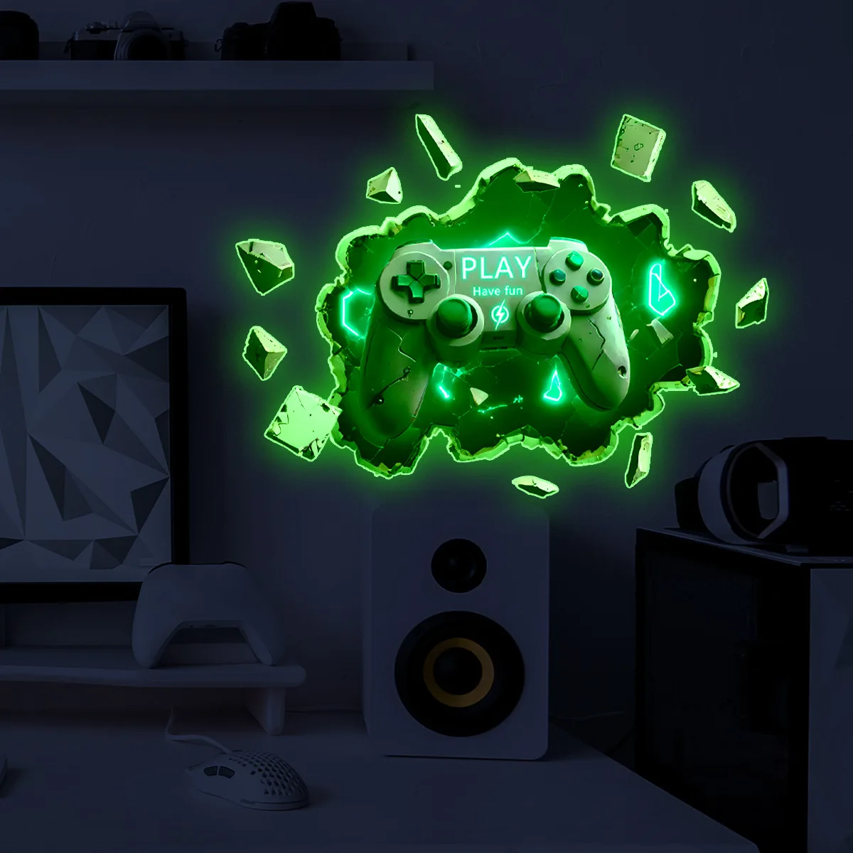 4Pcs-Game-Controller-Wall-Sticker-Playroom-Ps-Joystick-Video-Gaming ...