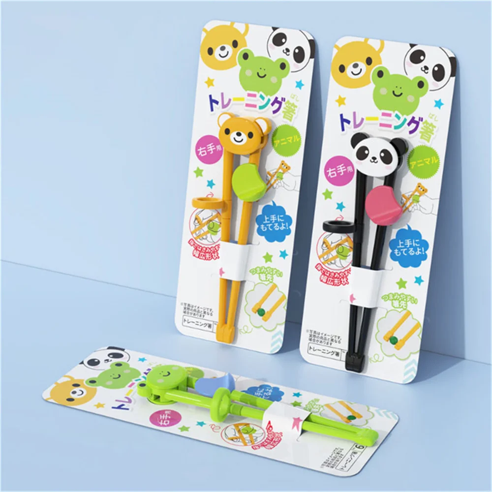 Stainless Steel Chopsticks For Kids Cartoon Learning Chop Sticks ...