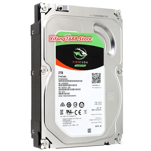 new ST2000DX002 2TB 7200 turn desktop 2T solid state 8G hybrid hard ...