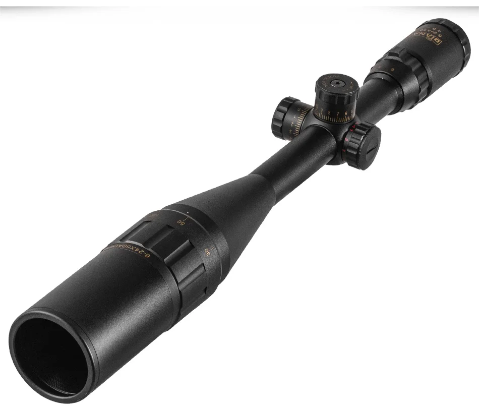 DIANA 6-24x50 AOE Tactics Rifle Scope Lock System Green Red Dot light ...