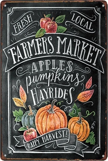 Farmers Market Chalkboard Signs