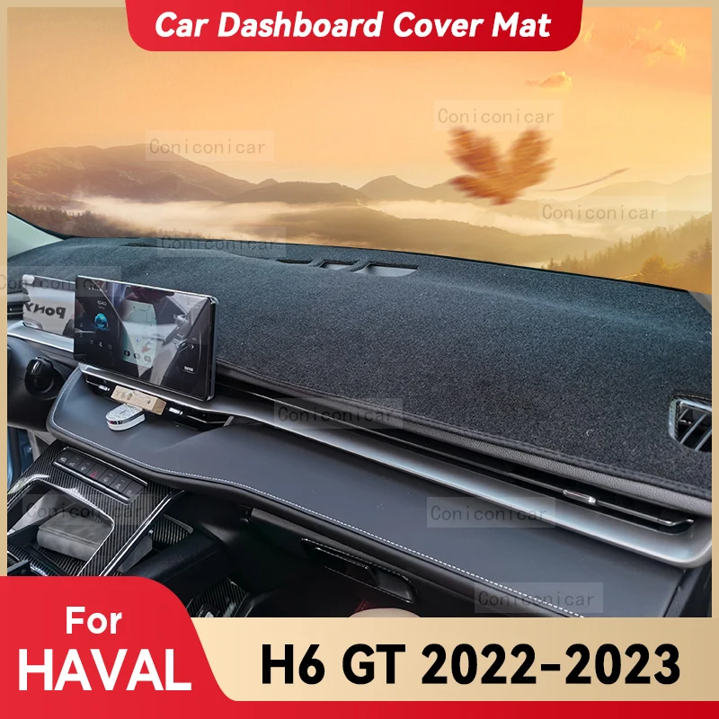 For HAVAL H6 GT 2022 2023 Car Dashboard Cover Mat Sun Shade Pad Avoid ...