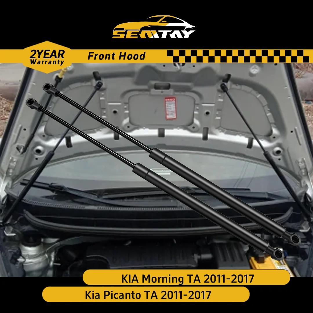 SEMTAY Hood Struts for KIA Morning/Picanto TA 2011-2017 Bonnet Lift ...