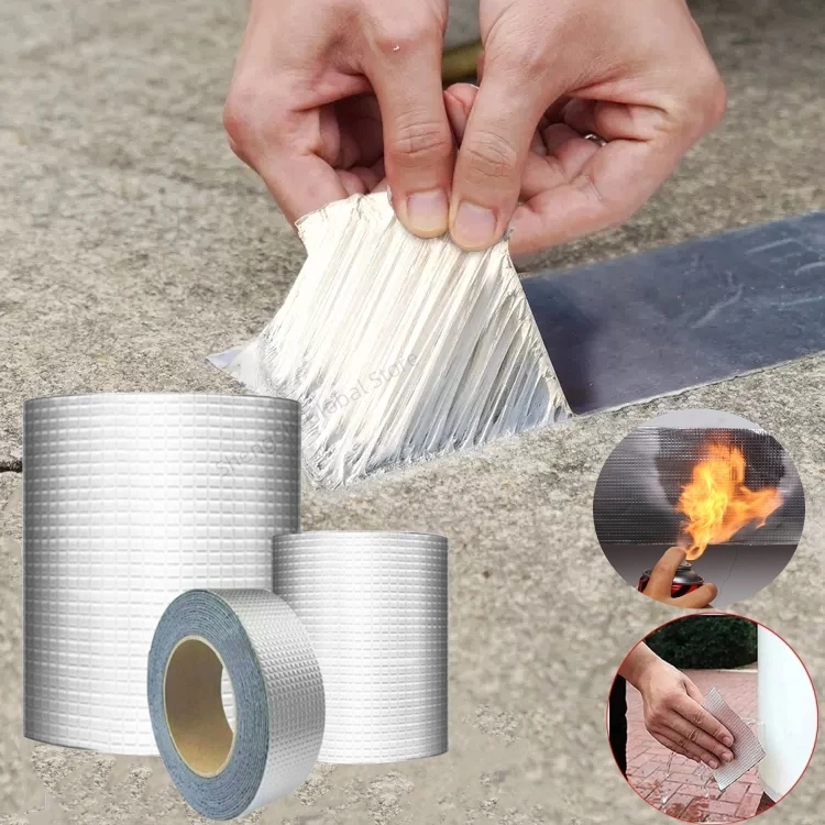 New-Butyl-Rubber-Tape-5M-High-Temperature-Resistance-Waterproof-Roof ...