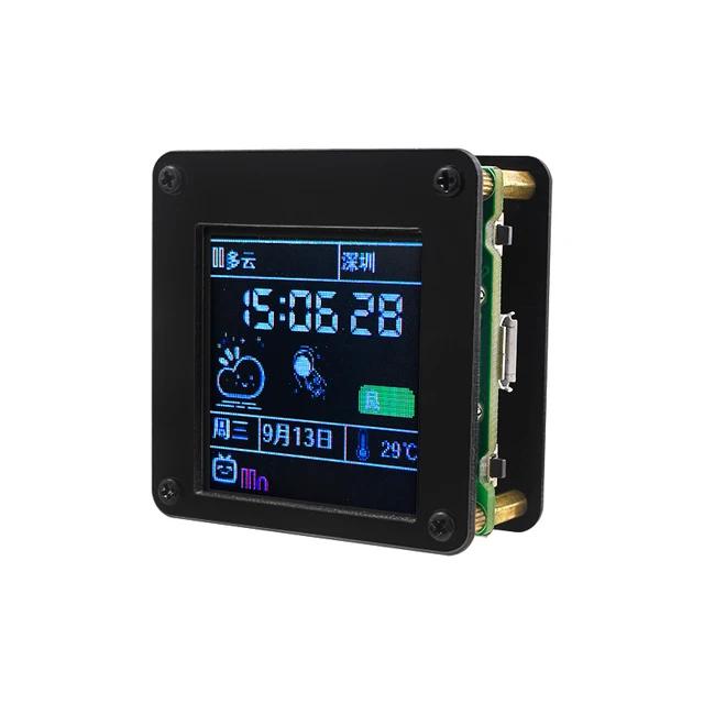 ESP32 C3 1.44 Inch LCD Display Desktop Small Ornaments Carry-on Mini TV ...