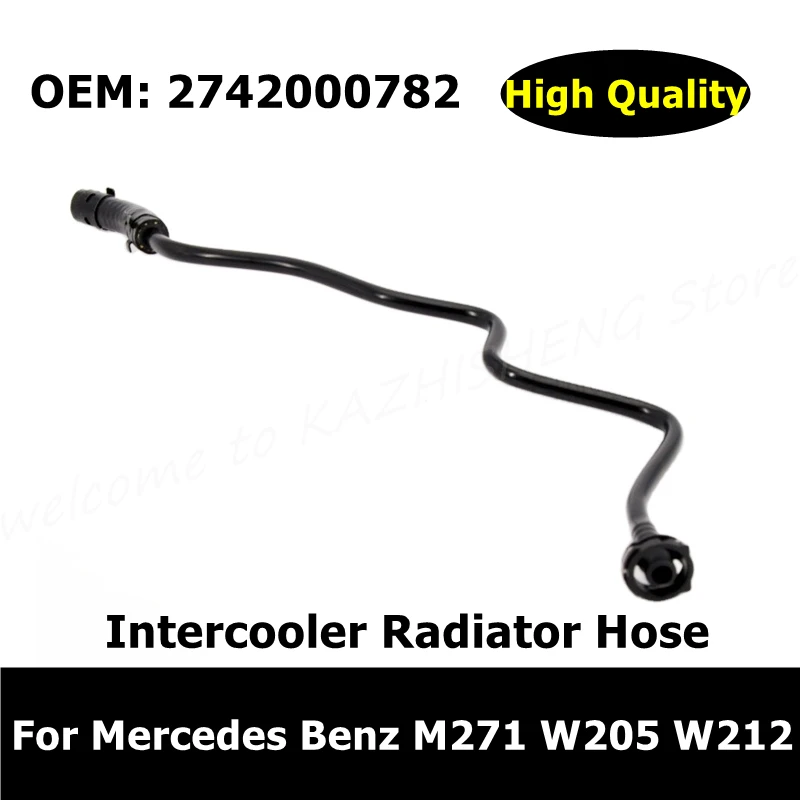 OEM 2742000782 A2742000782 메르세데스 벤츠 M271 W205 W212 C200 C300 용 워터 호스 인터 ...