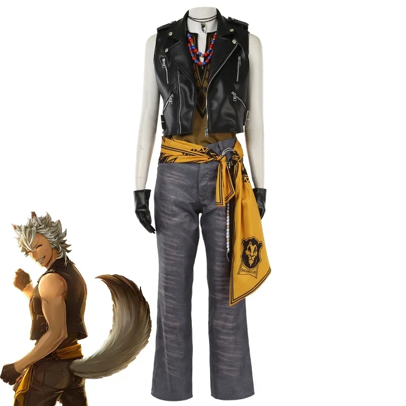 Game Twistedd Wonderlandd Savanaclaw Jack Cosplay Costume Fancy Outfits ...