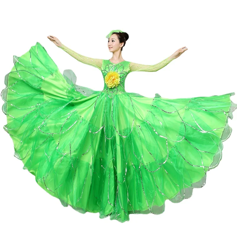 Spanish-Performance-Costume-The-Opening-Dance-Swagger-Full-skirt-Adult ...