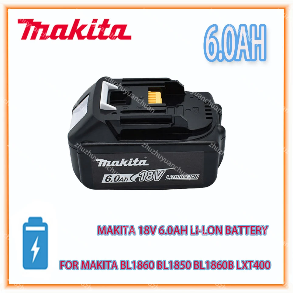 Makita-Lithium-Ion-Bateria-Recarreg-vel-18V-6000mAh-Baterias-de-Substitui-o-Broca-BL1860-BL1830 ...