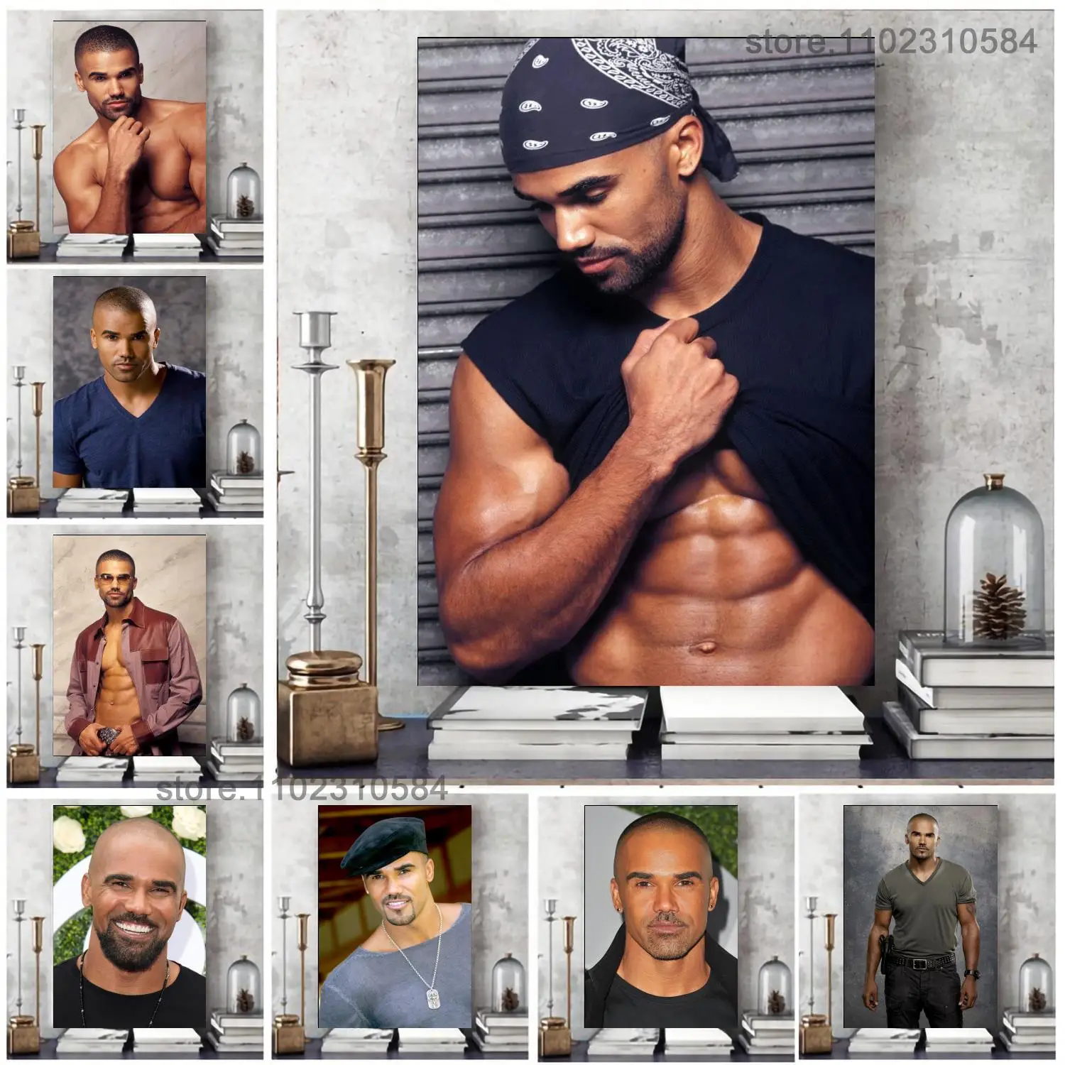 Painting Shemar Moore | Poster Shemar Moore | Canvas Posters | Moore ...