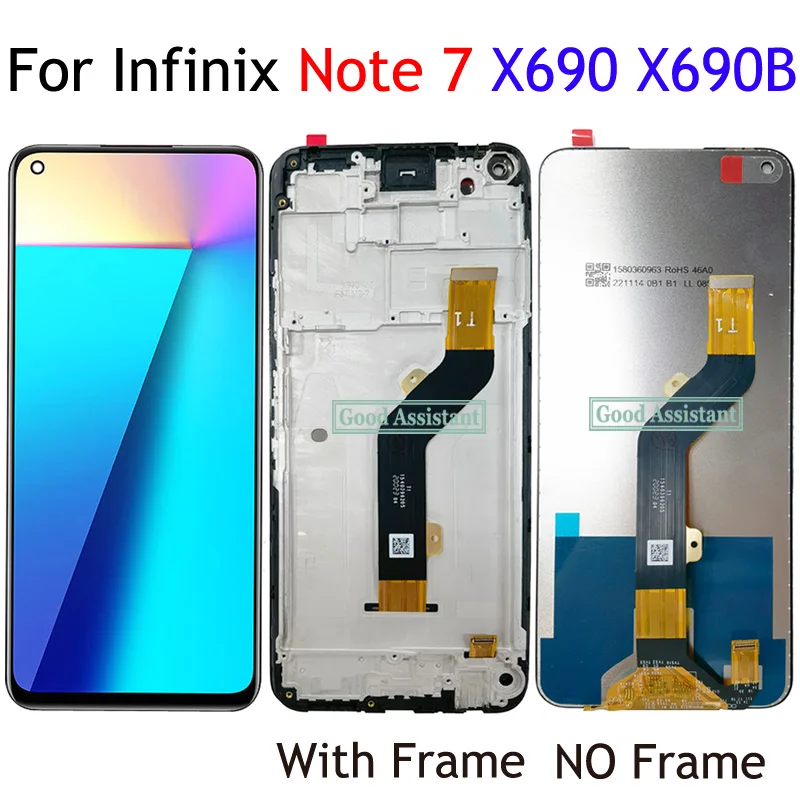 Black-6-95-Inch-For-Infinix-Note-7-X690-X690B-LCD-Display-Touch-Screen ...