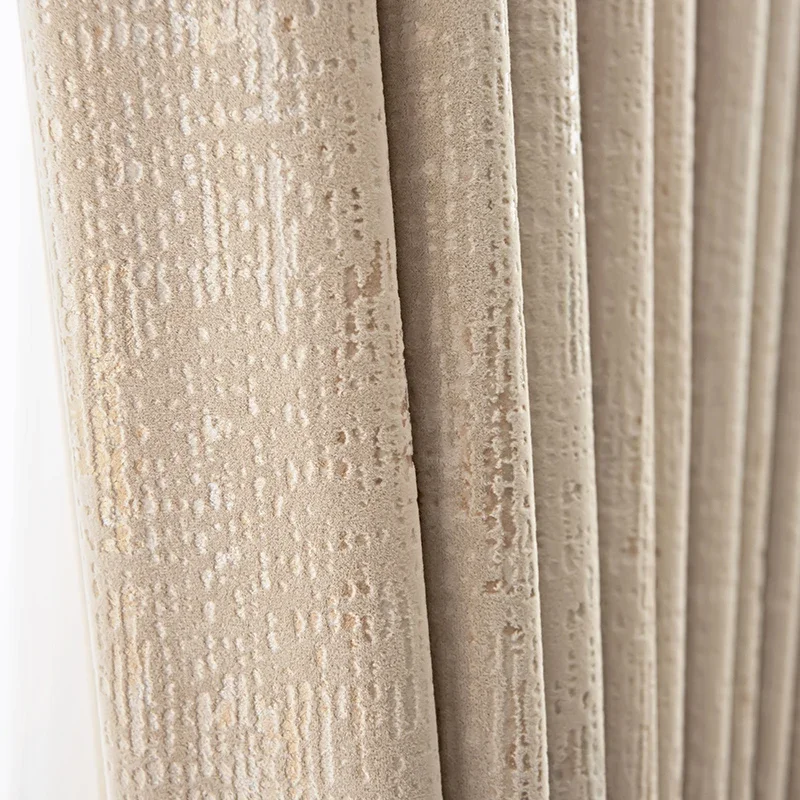 The New Simple Curtains for Living Dining Room Bedroom and Modern Beige ...