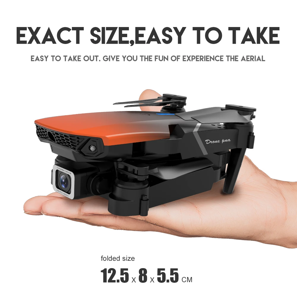 Dual4K-Orange-Bag-3B - Drone E88Pro Plus RC 4K avec caméra HD grand ...
