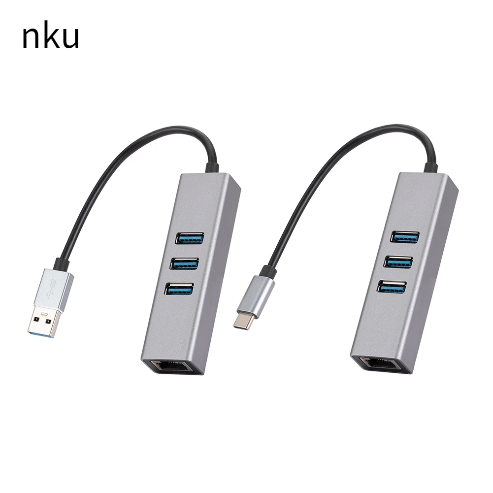 Nku-USB-C-To-RJ45-Lan-Network-Card-Type-C-Hub-USB-3-0-3-Port.jpg