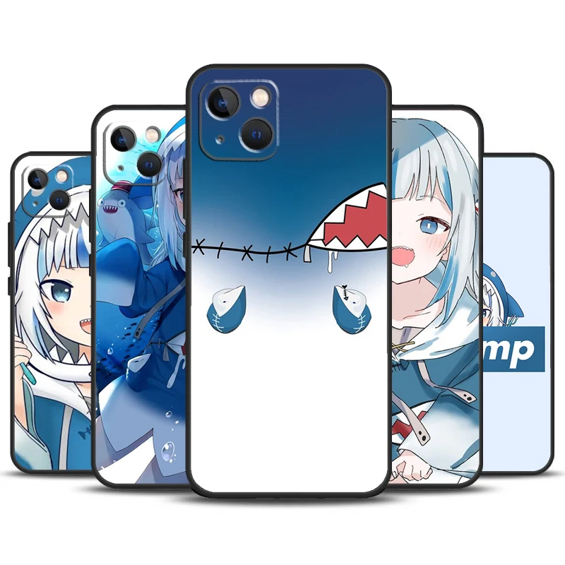 Gawr-Gura-Hololive-Anime-Soft-Phone-Case-For-iPhone-16-15-14-13-12-11 ...