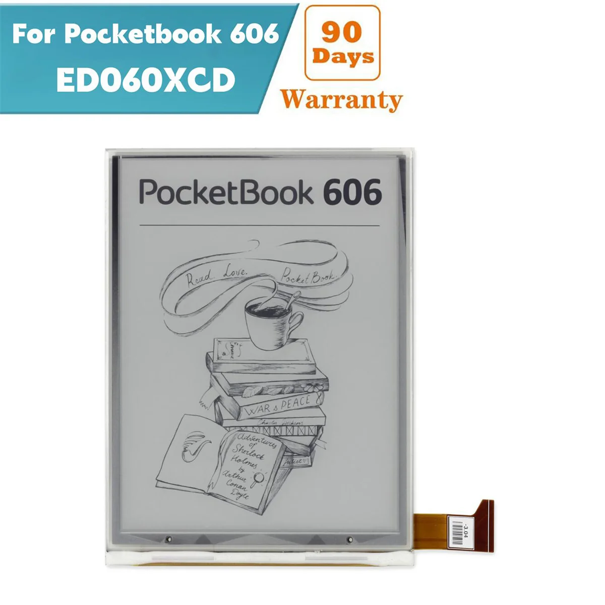 6-Inch-1024X758-E-Ink-Pearl-HD-Display-ED060XCD-For-Pocketbook-606 ...