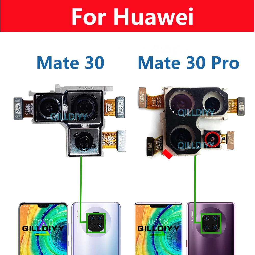 Original Rear Camera Module For Huawei Mate 30 Pro Mate30 30pro Back Main Big Wide Backside ...