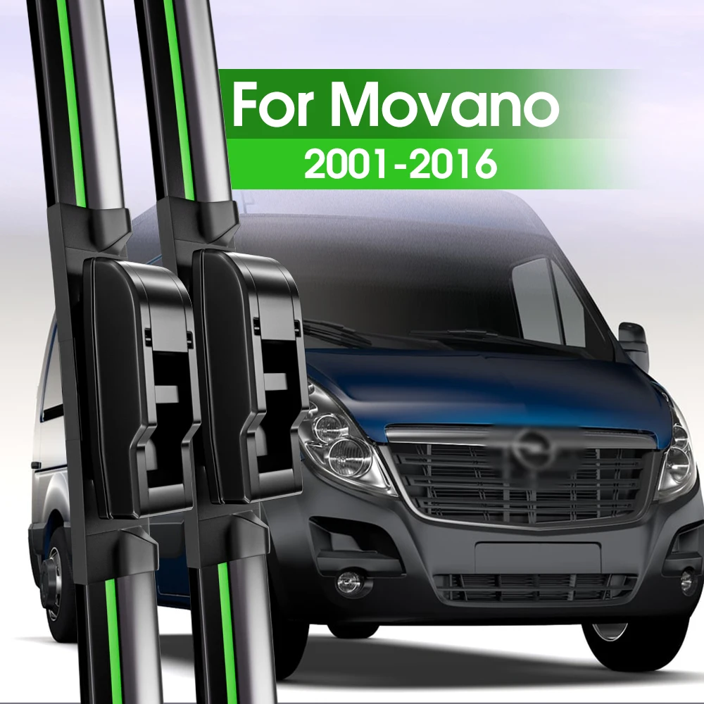 2pcs Front Windshield Wiper Blades For Opel Movano 2001-2016 2004 2005 ...