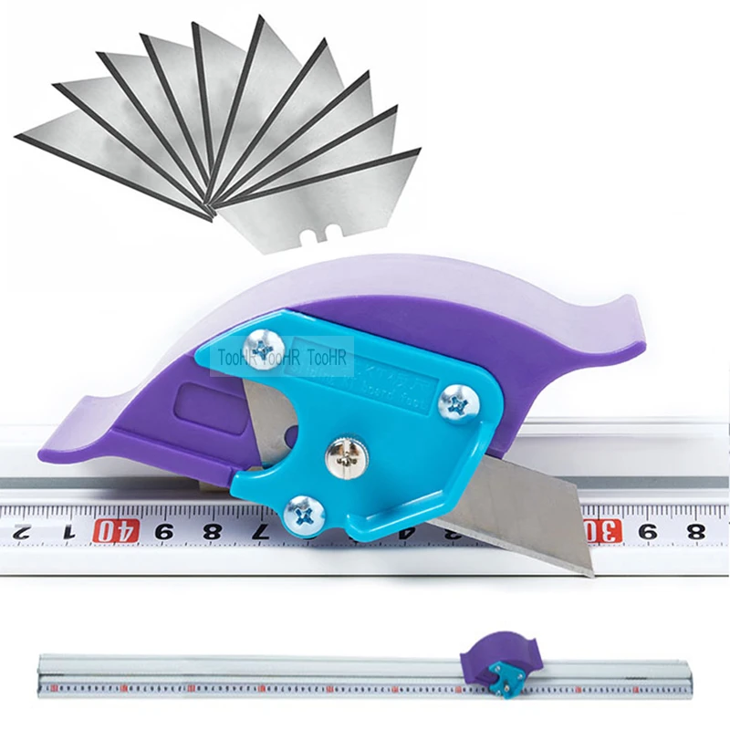 For Kt Board Pvc Board Manual Cutting Ruler Aluminum Alloy Anti-skid ...