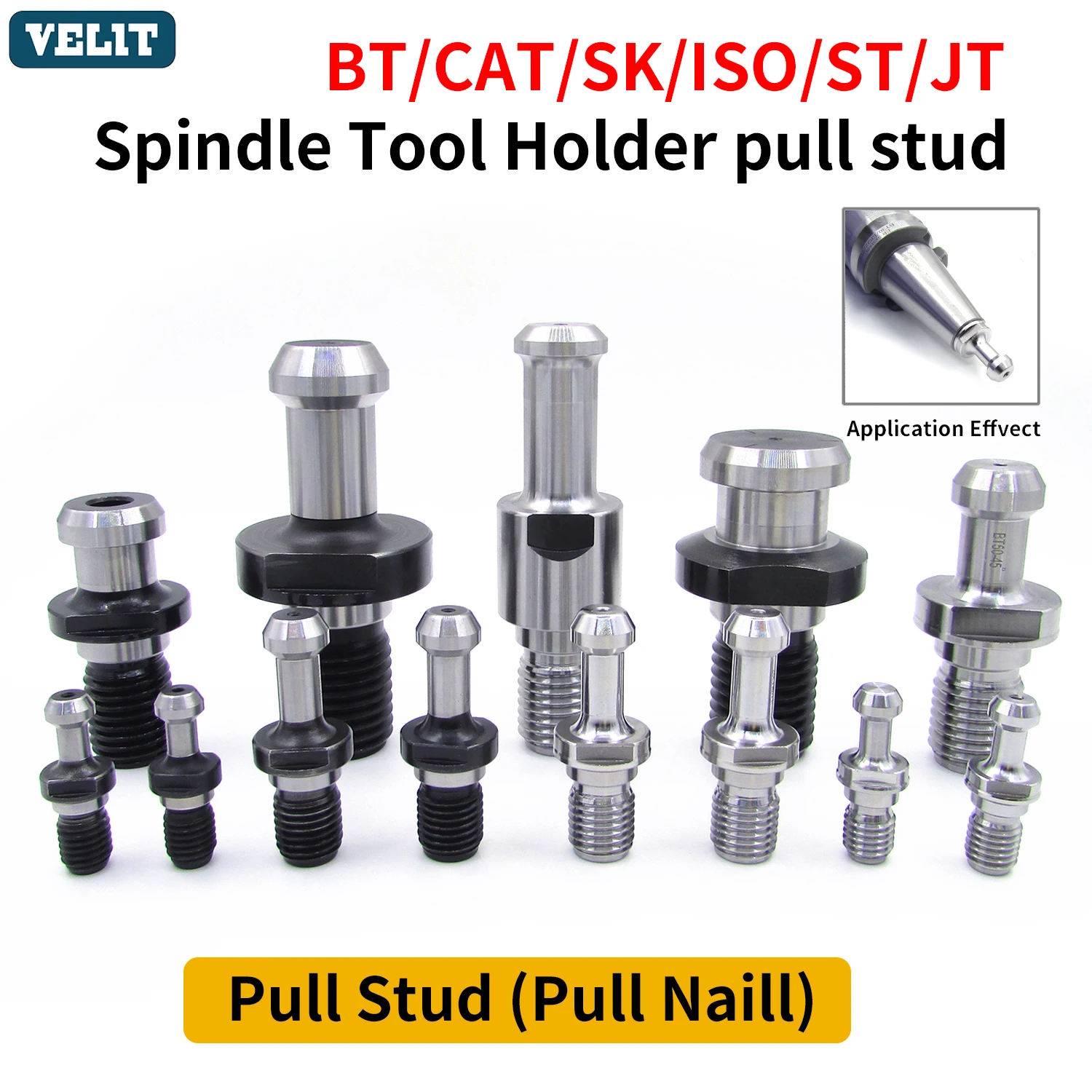 BT30-BT40-BT50-ISO20-ISO25-ISO30-SK30-SK40-CAT40-CAT50-NBT30-Pull-Stud ...