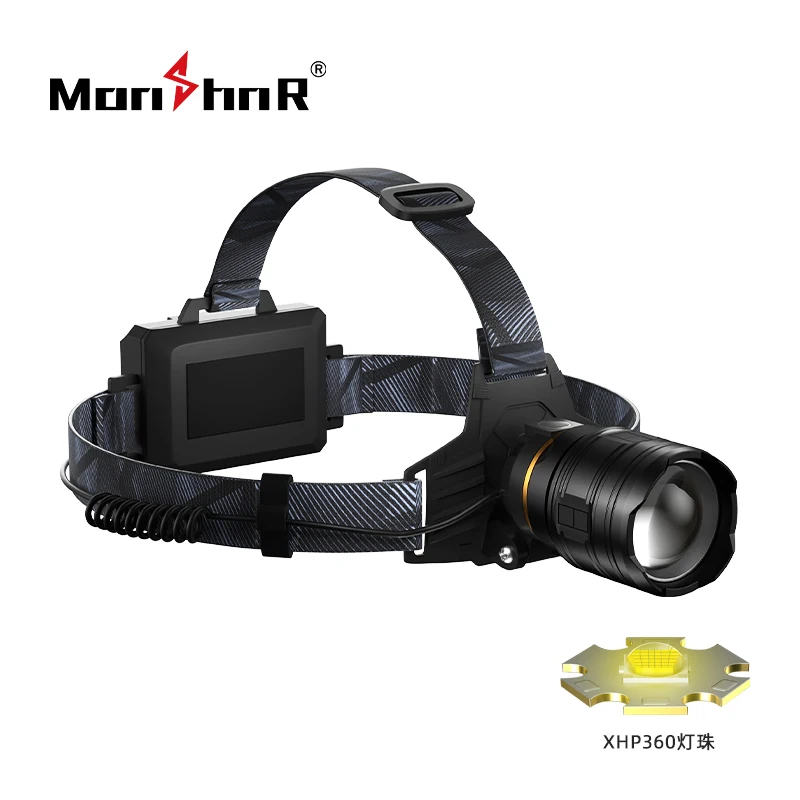 MONHNR-Powerful-XHP360-36-core-Headlamp-18650-Rechargeable-ZOOM-Head ...
