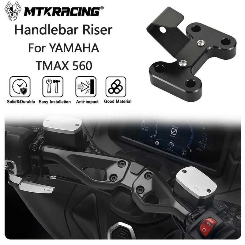 MTKRACING-Handlebar-Riser-For-YAMAHA-TMAX-560-2022-2024-Motorcycle ...