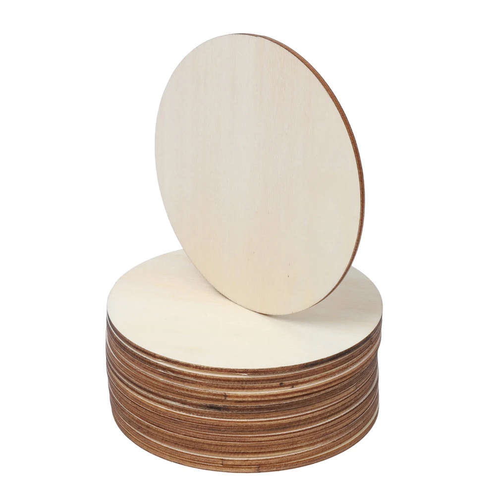 50pcs-4-Inch-Round-Disc-Unfinished-Wood-Circle-Wood-Pieces-1-8-Inch ...