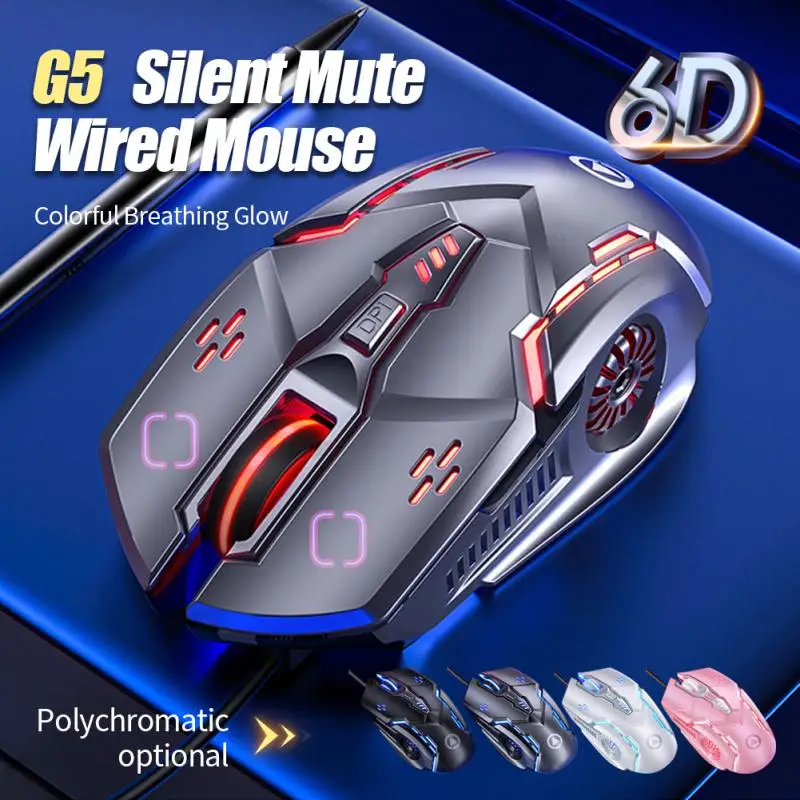 E-sport-3200-DPI-Gaming-Mouse-Delay-6D-Mechanical-Wired-Mouse-RGB-Macro ...