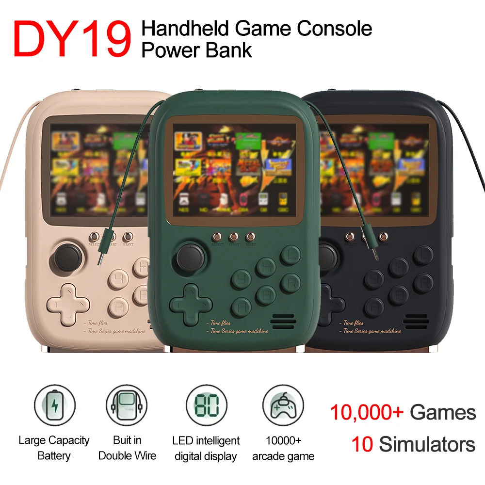 Retro-Game-Console-Power-Bank-10000-Arcade-Games-6000mAh-Capacity-3-2 ...