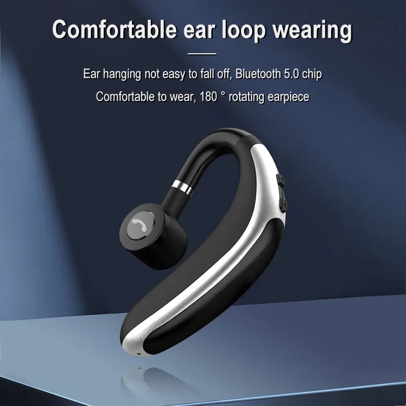 Wireless Bluetooth Earphones For Single Ear Wearing Business Driving In ...