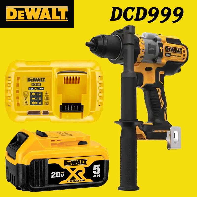 DEWALT DCD999 20V MAX Brushless Hammer Drill/Driver with FLEXVOLT ...